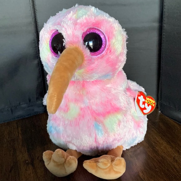 Ty | Toys | Ty Beanie Boos Kiwi Bird Pink Tie Dye Plush Stuffed Animal ...